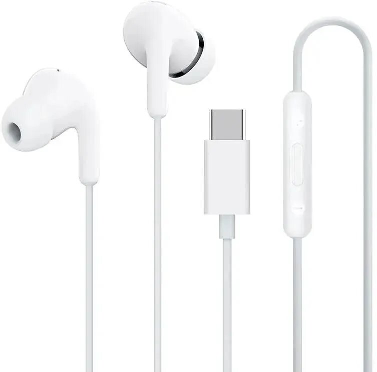 Наушники Xiaomi Type-C Earphones, USB Type-C, внутриканальные, белый bhr8931gl