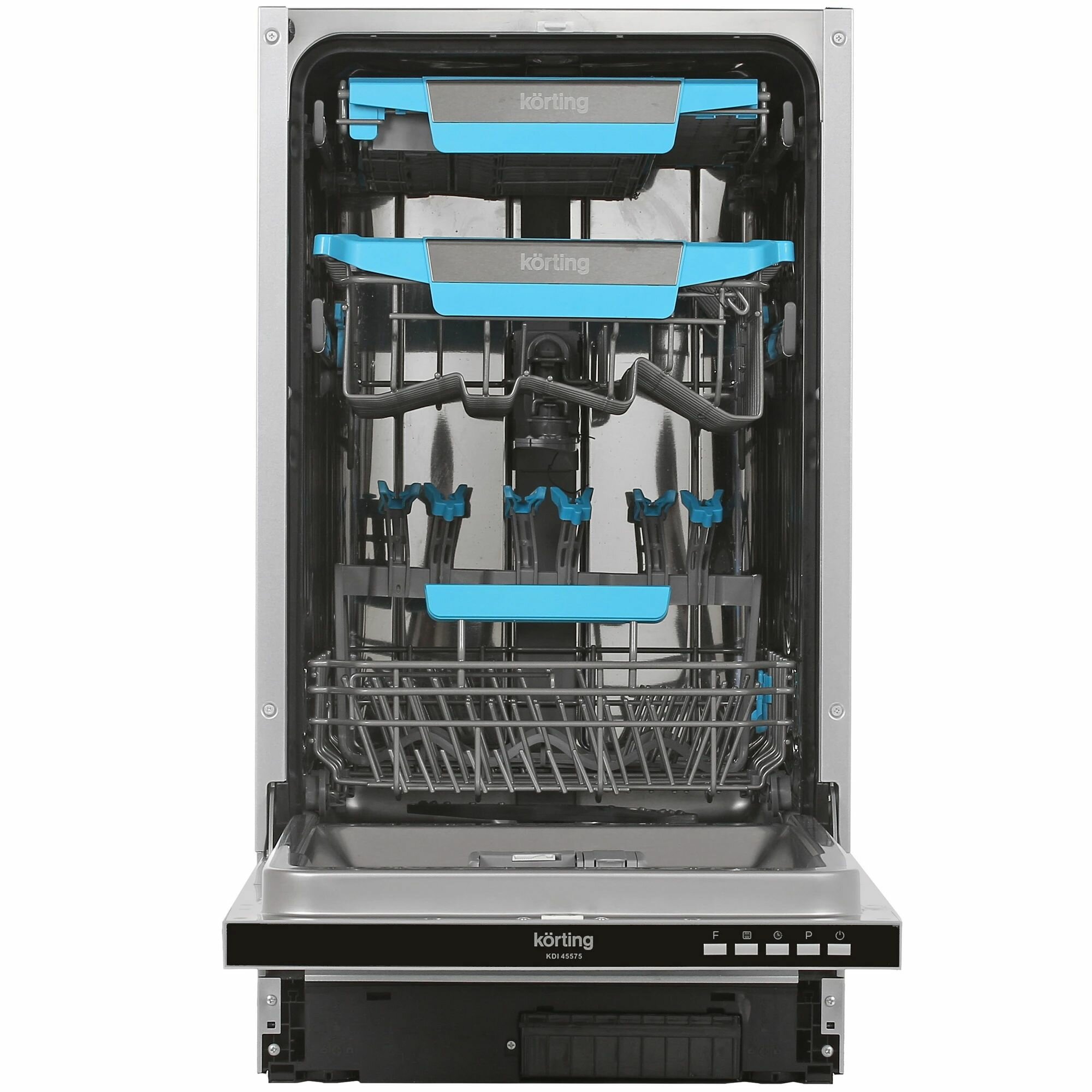 Посудомоечная машина Korting KDI 45575, встраиваемая, конденсационная сушка, 10 комплектов, A++
