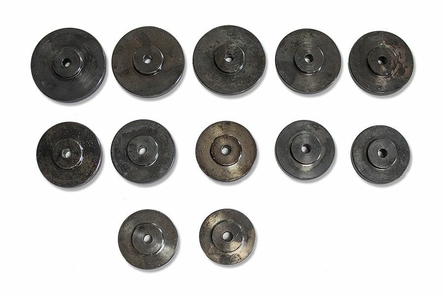 Комплект дополнительных центрирующих шайб для стендов правки дисков