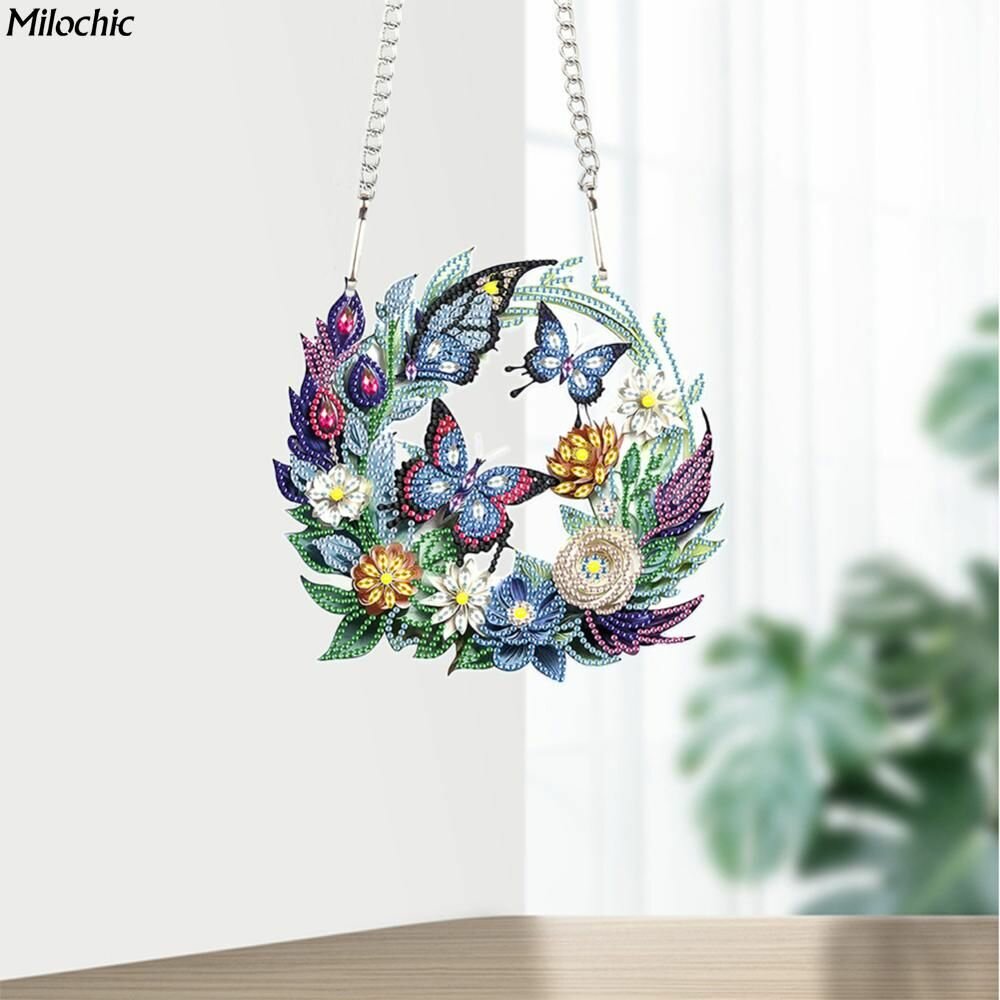 Набор для алмазной живописи "Животные" 200x200 мм с акрилом и бриллиантами – творчество и декор своими руками