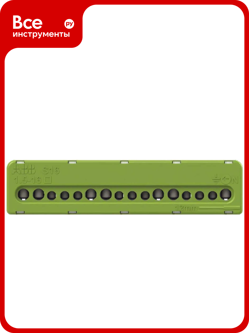 Винтовой клеммник ABB PE7x16-9х6мм PEK/S16 1SPE007715F0743