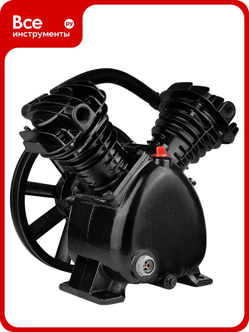 Компрессорная головка БелАК для компрессора, 100л БАК.99203, 65 мм, 490 л