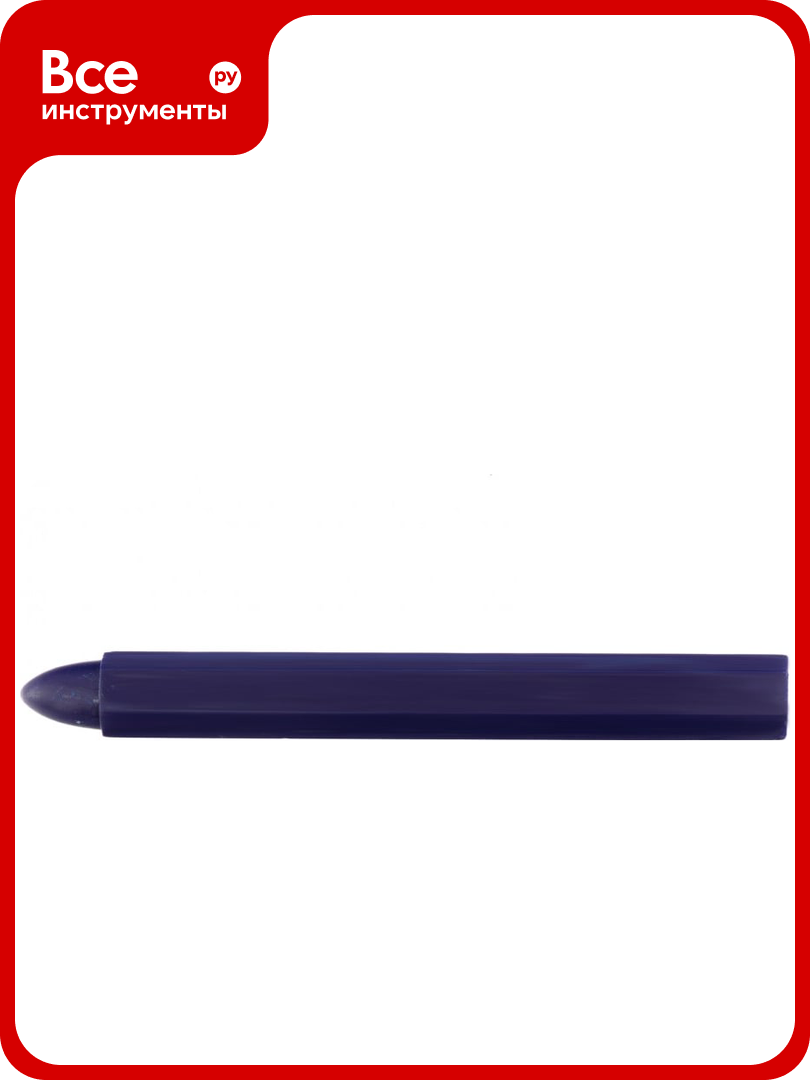 Разметочные восковые мелки MATRIX синие, шестигранная форма, профессиональное покрытие для строительной разметки