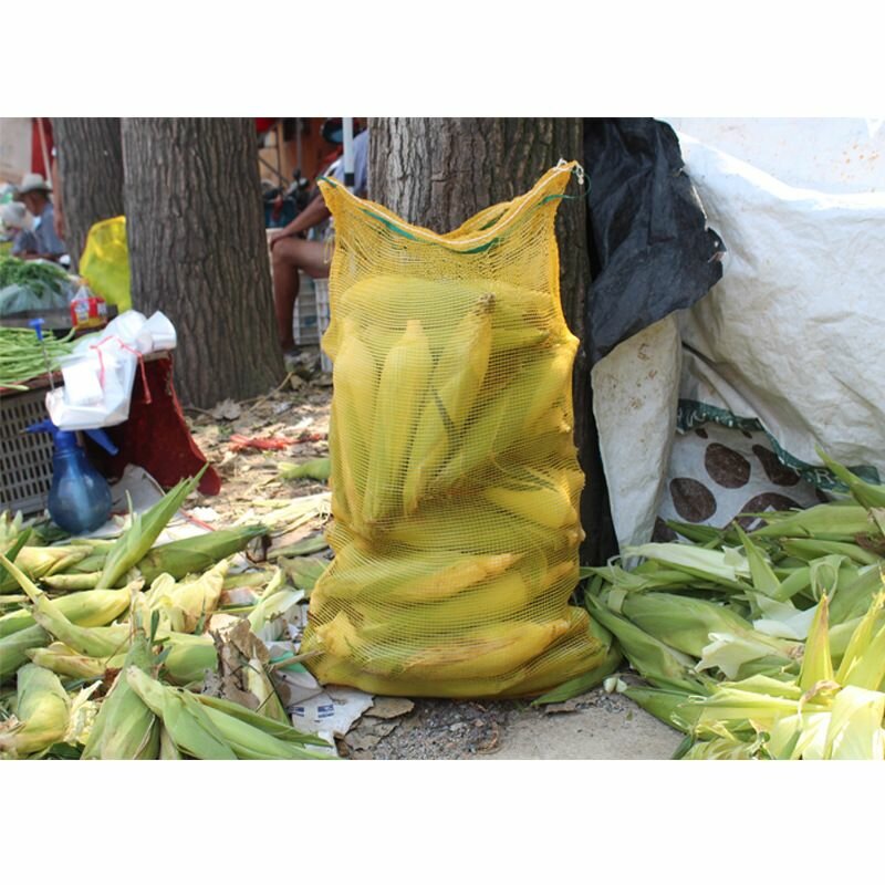 Набор мешков для хранения овощей, фруктов и других предметов, красные 50х80 см, 40кг, сетки пищевые для овощей и фруктов