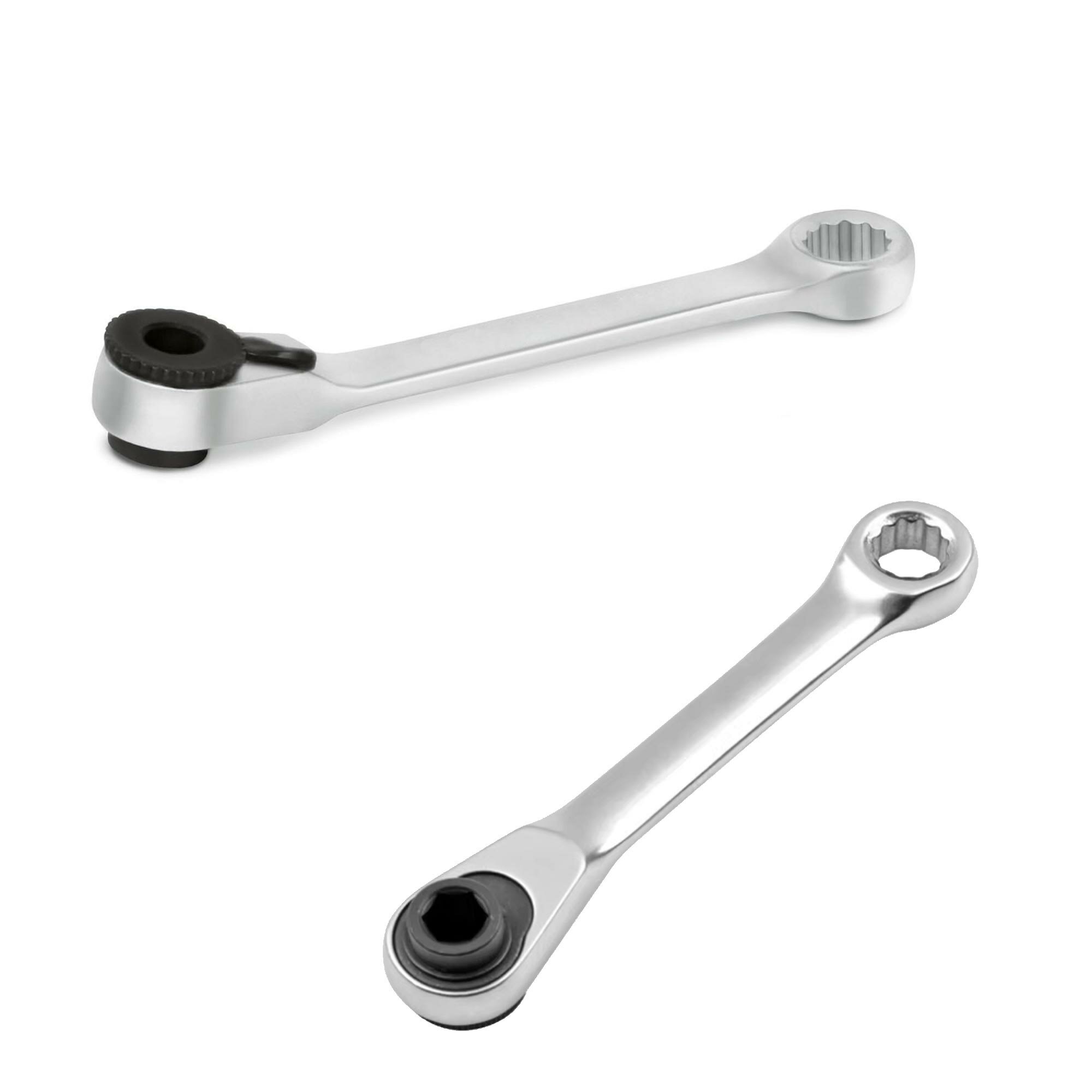 Вороток с трещоткой для бит 72z 1/4"х95мм SGS HM60-1