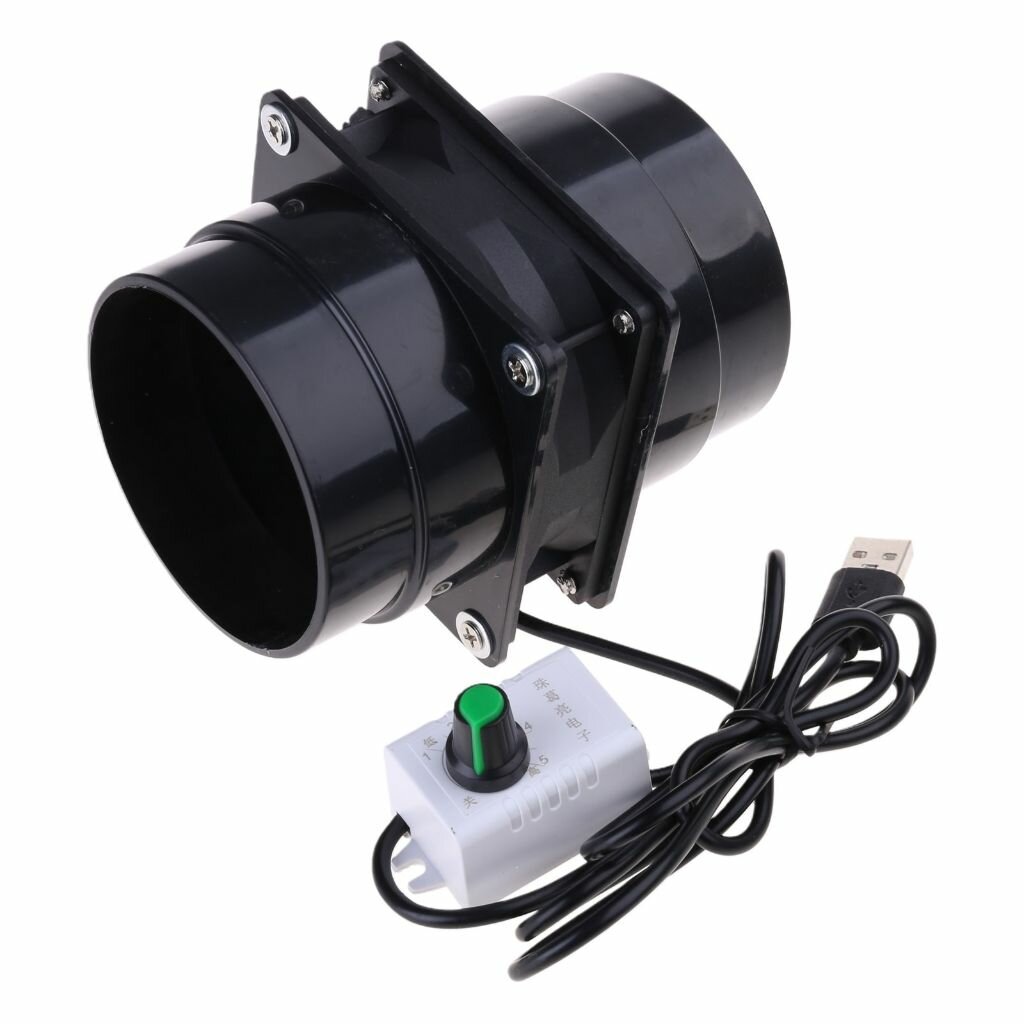 (1 комплект) Встроенный USB-регулятор скорости двухканального вентилятора-одинарный вентилятор