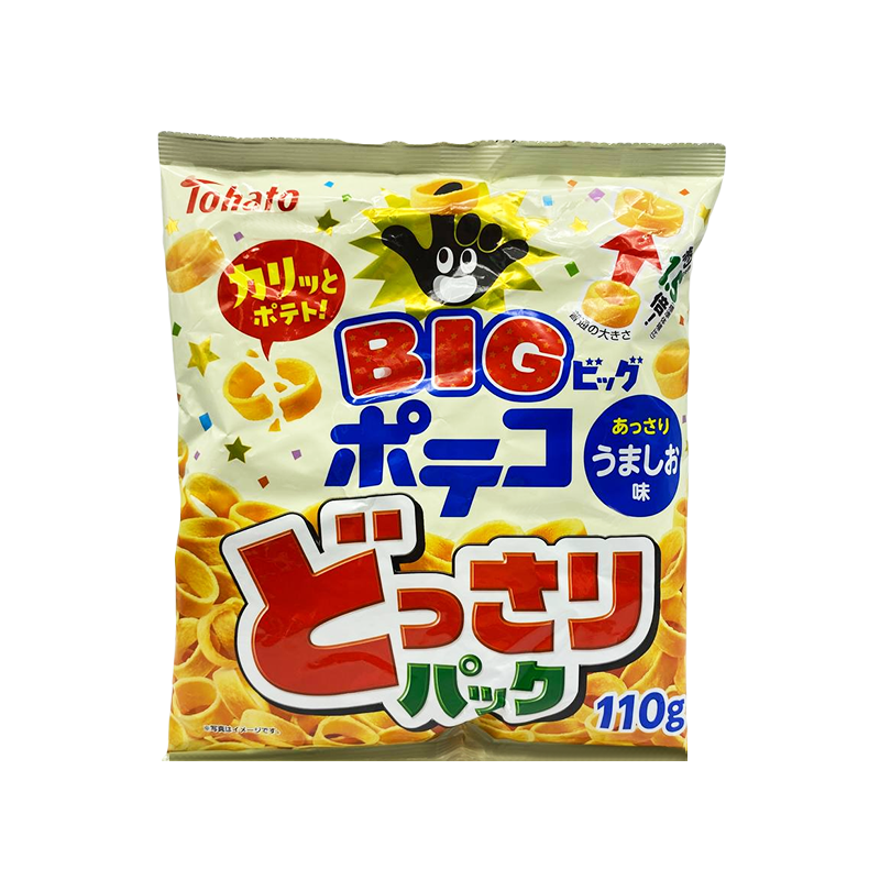 Чипсы картофельные TOHATO колечки слабосолёные POTECO 110 г, Япония