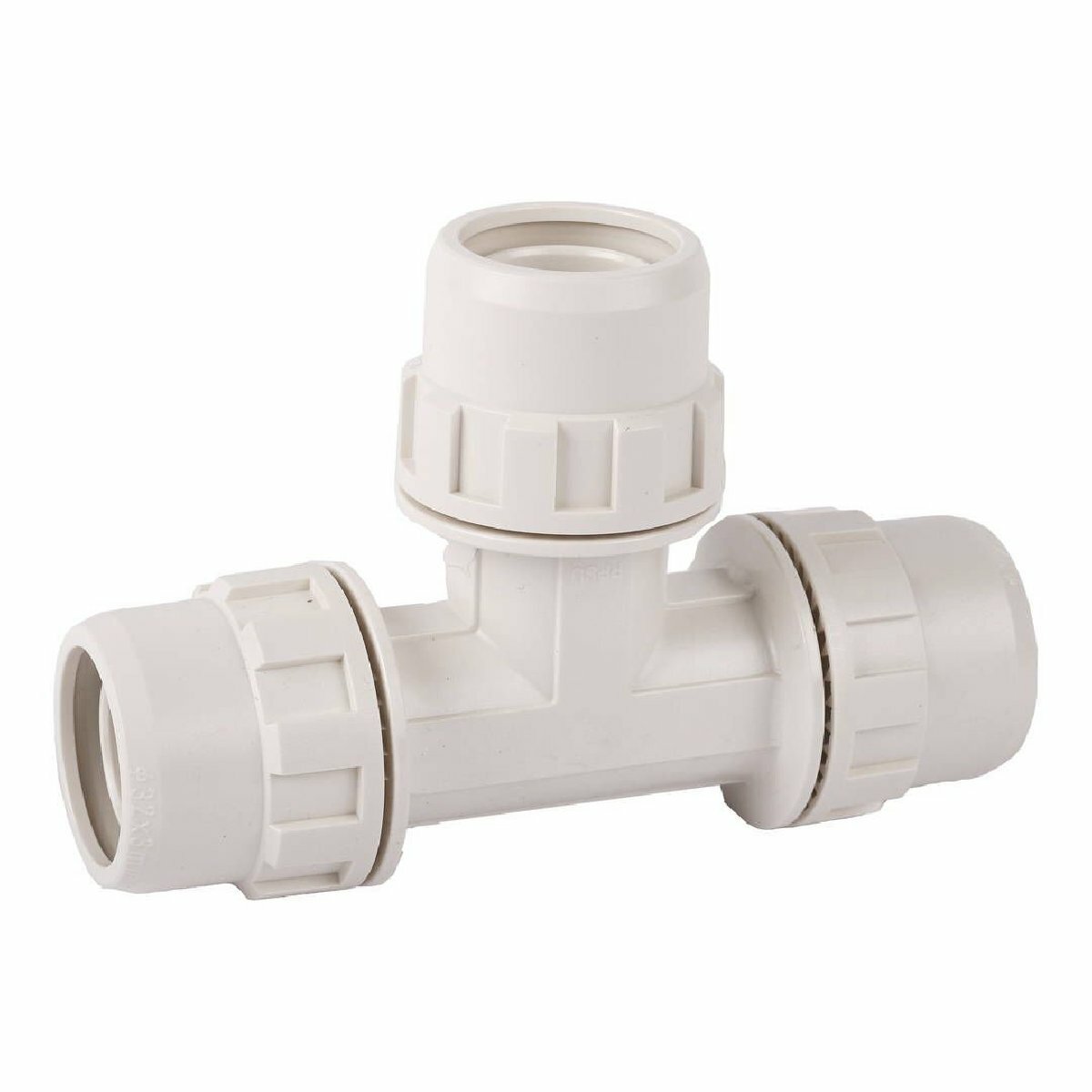 Соединительный тройник ЗУБР ШиреФит штуцер с гайкой-штуцер с гайкой-штуцер с гайкой 32мм (51505-32)