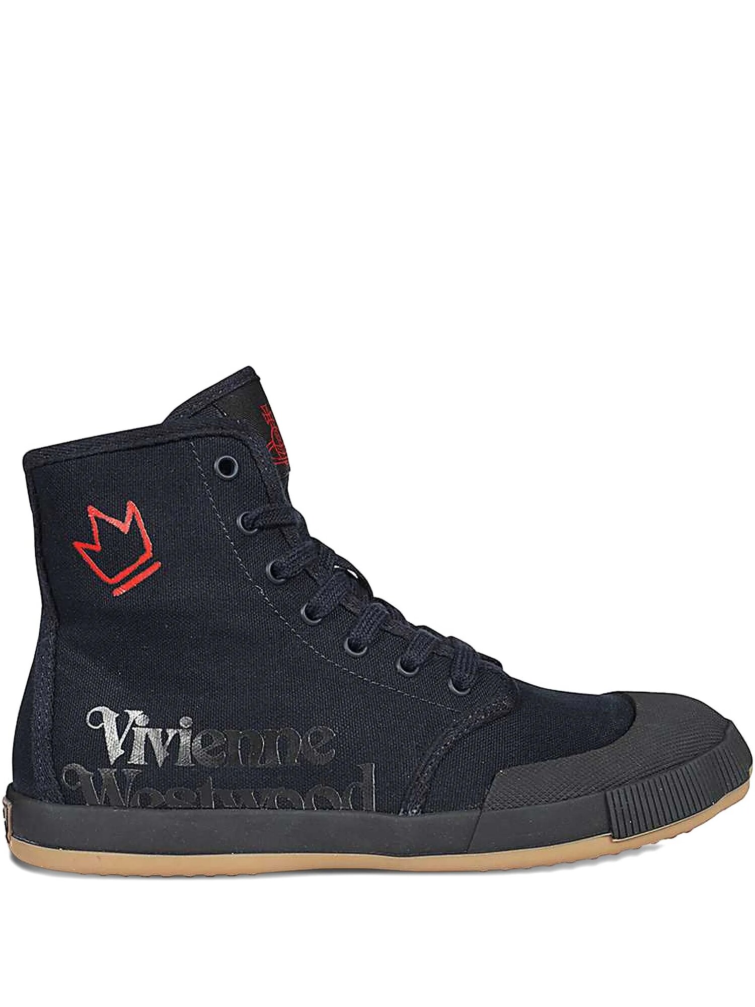 Кроссовки Logo-print high-top sneakers