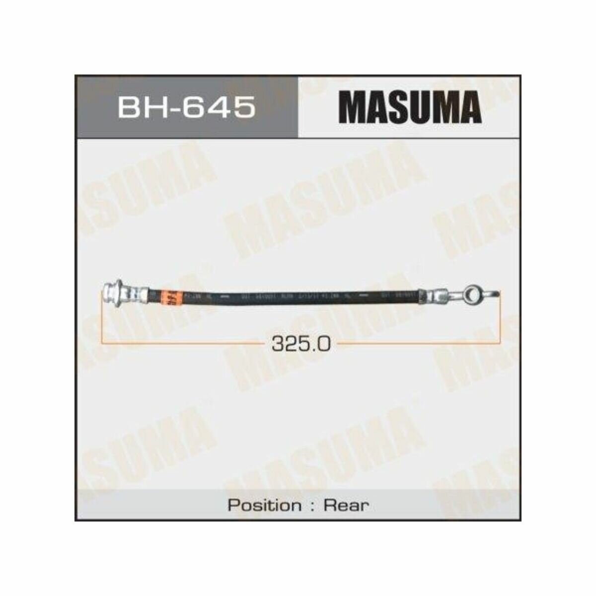 Шланг Тормозной Зад. Nissan Teana (J32) 08-13(Masuma Bh-645)