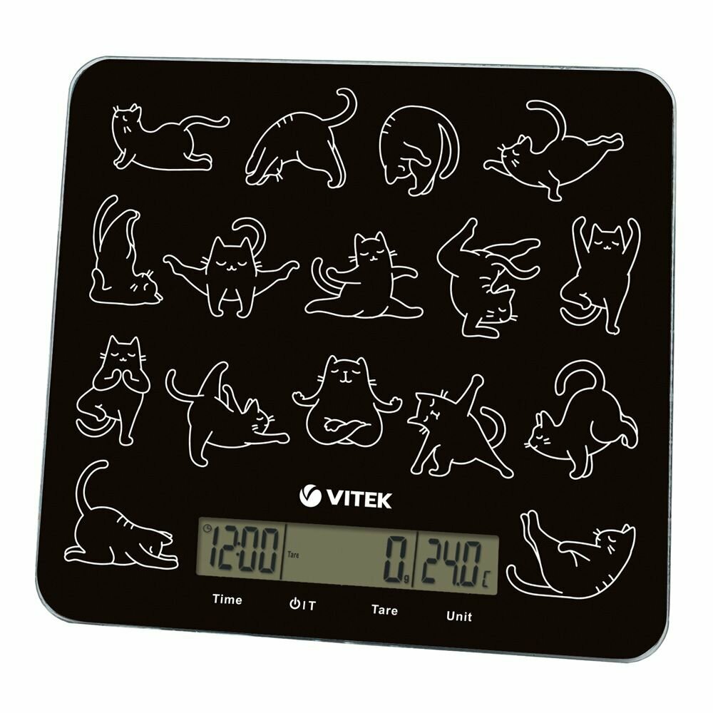 Кухонные весы, Весы кухонные электронные Vitek VT-8026 макс. вес:10кг