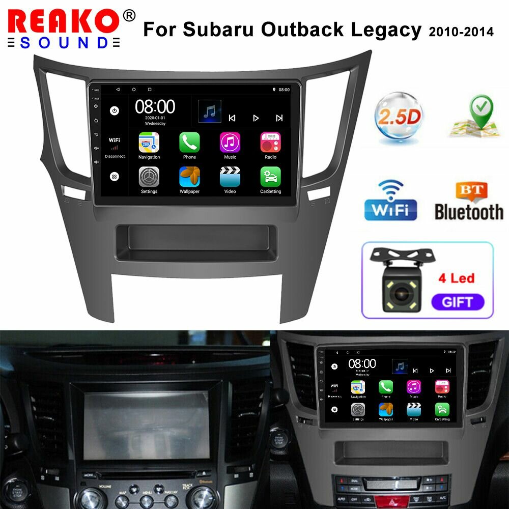 Штатная автомагнитола для Subaru Outback , Legacy 2009-2013/ Субару Аутбек 2009-2014 Android 2+32гб с GPS Wifi Bluetooth