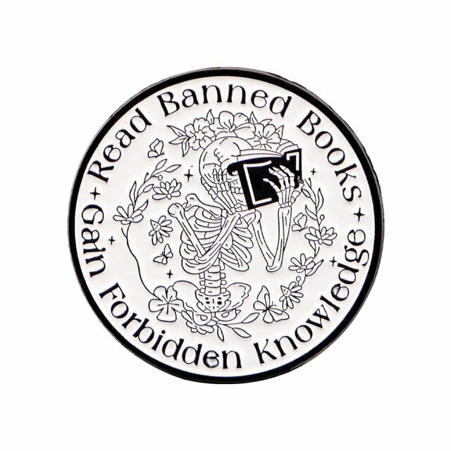 Эмалированная булавка для книг, брошь в виде скелета, сосна, булавки для лацканов, значок на рюкзак, аксессуары для одежды, модные ювелирные изделия, подарки для чтения