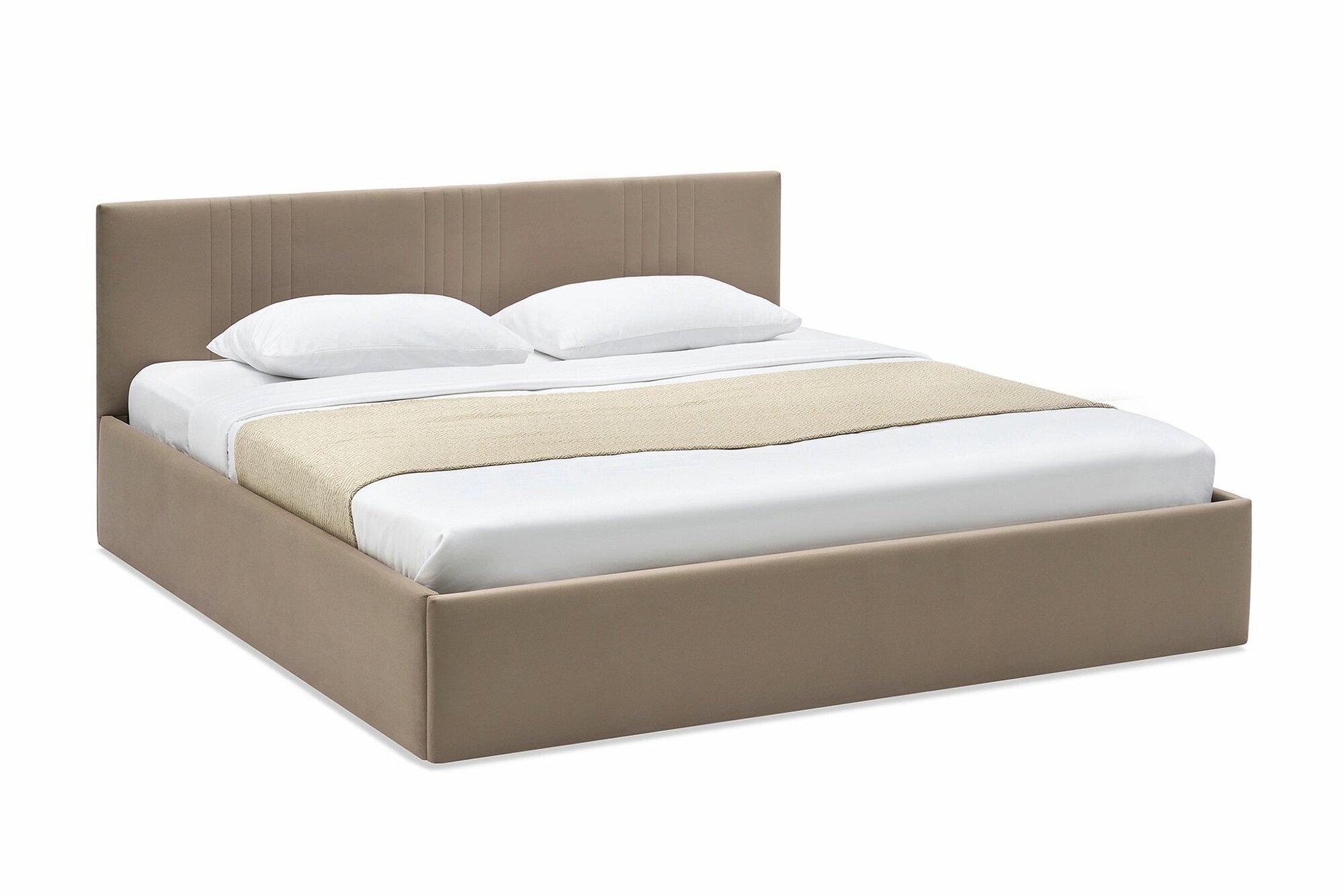 Кровать Амелия коричневая