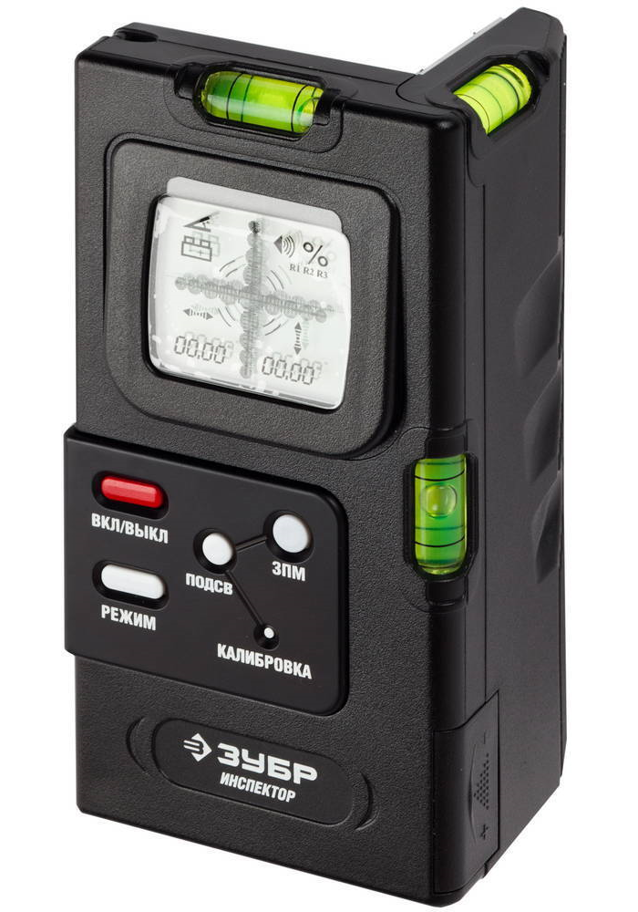 ЗУБР инспектор, 0 - 360°, ± 0.05, двухплоскостной, электронный уровень-уклономер , Профессионал (34747)