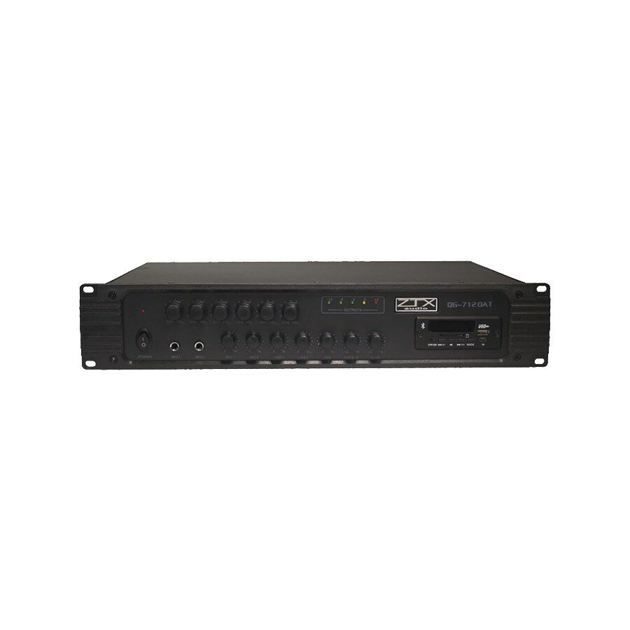 ZTX Audio QG-7250AT трансляционный микшер-усилитель 250W