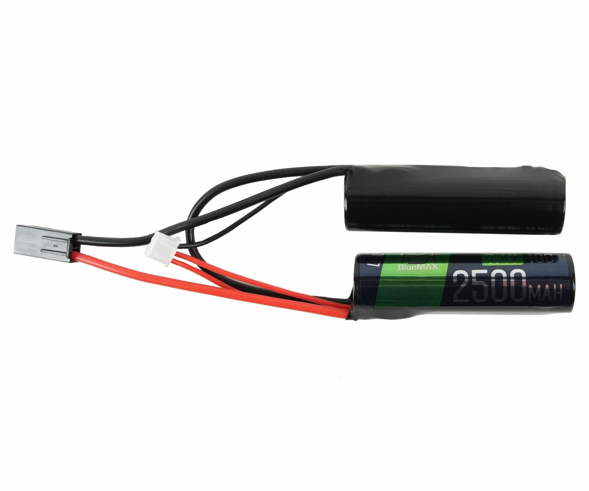 Аккумулятор BlueMAX Li-Ion 7.4V 2500mah 10C(25A) Nunchuck, 2x (68x20) мм