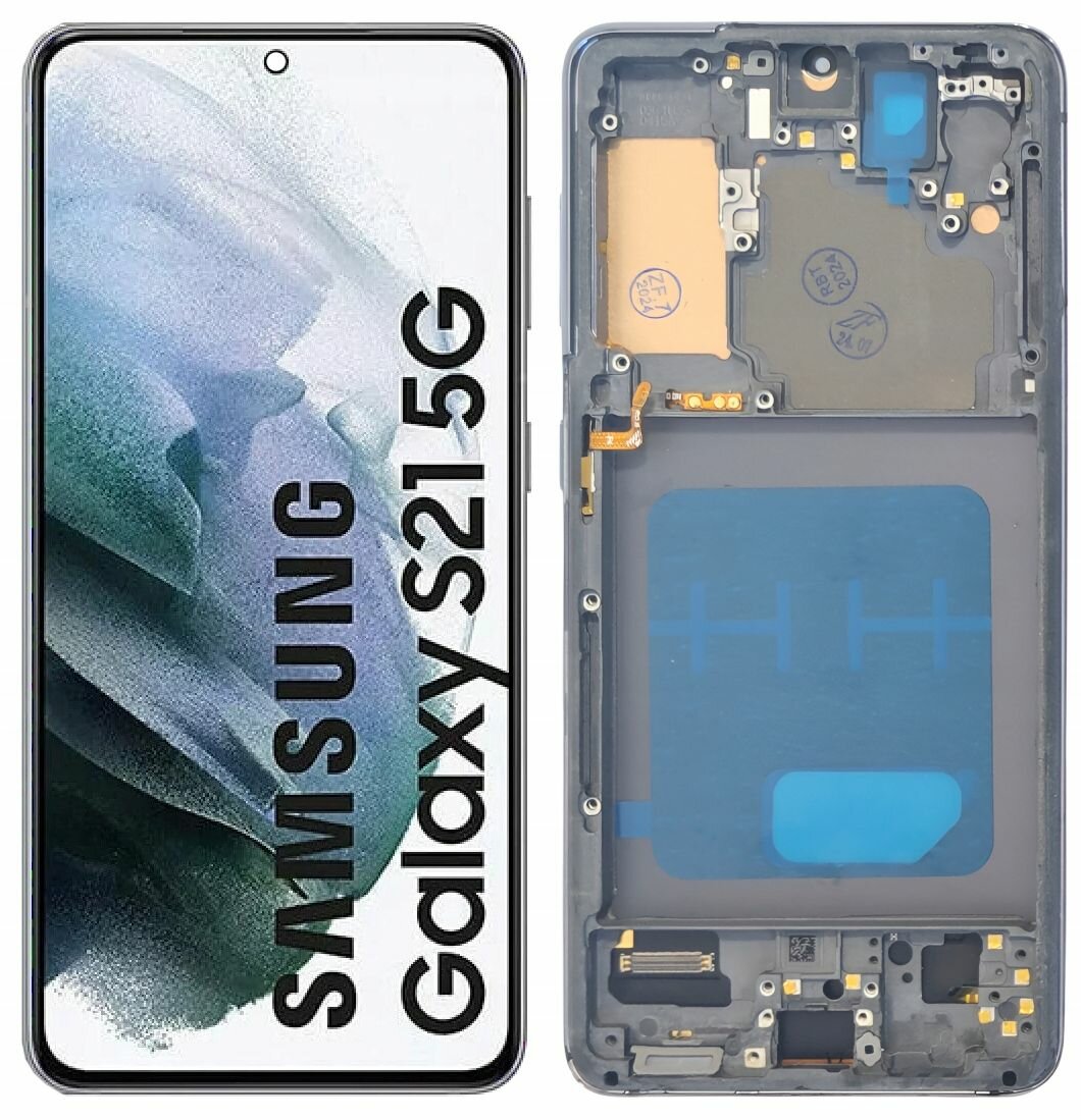 Дисплей для Samsung G996B (S21+) модуль с рамкой Черный - (In-Cell)