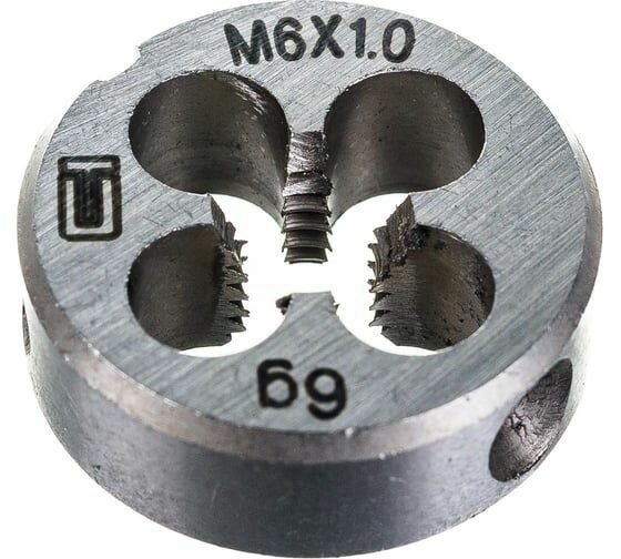 Лерка (плашка) М 6 х 1мм. 21527