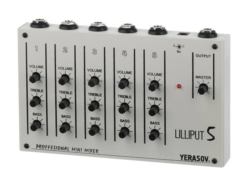 Yerasov LILLIPUT-5C Микшерный пульт, 2 линейных/ 3 микрофонных входа