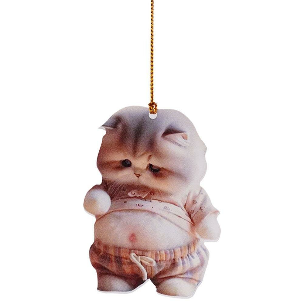 Милая подвеска для автомобиля в виде кошки