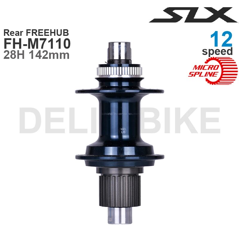 SHIMANO SLX задняя втулка 12 скоростей M7110 R142 28H