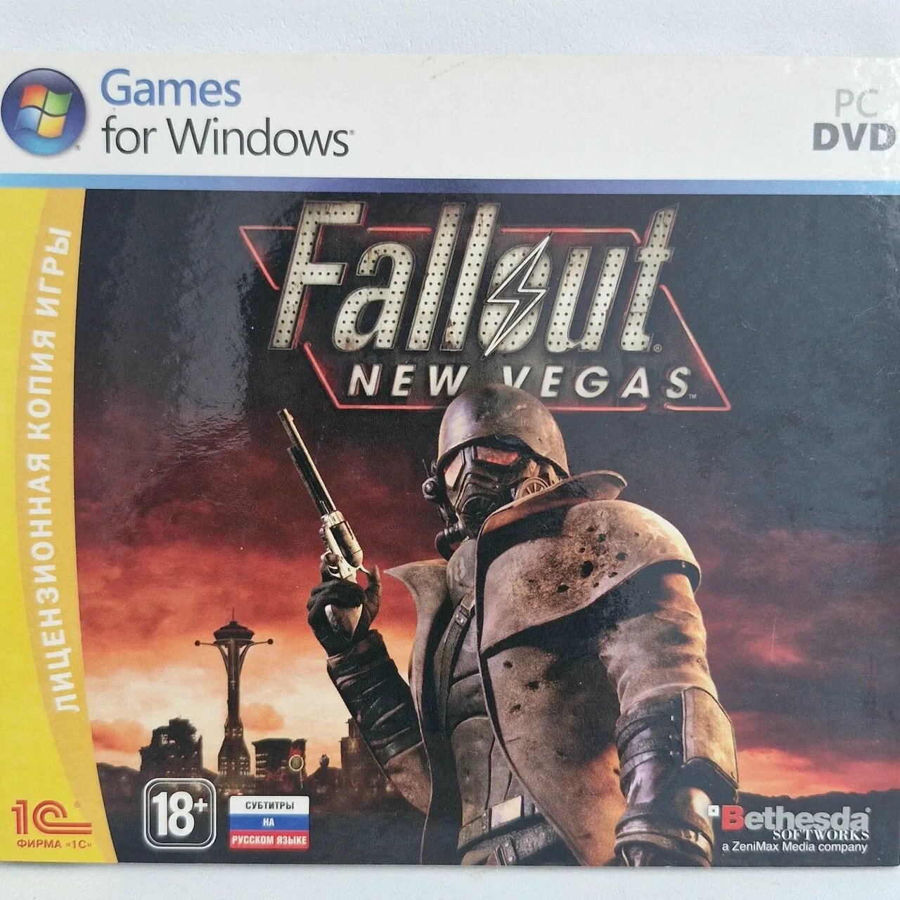 Диск с игрой Fallout Nev Vegas (русская версия) для пк лицензия