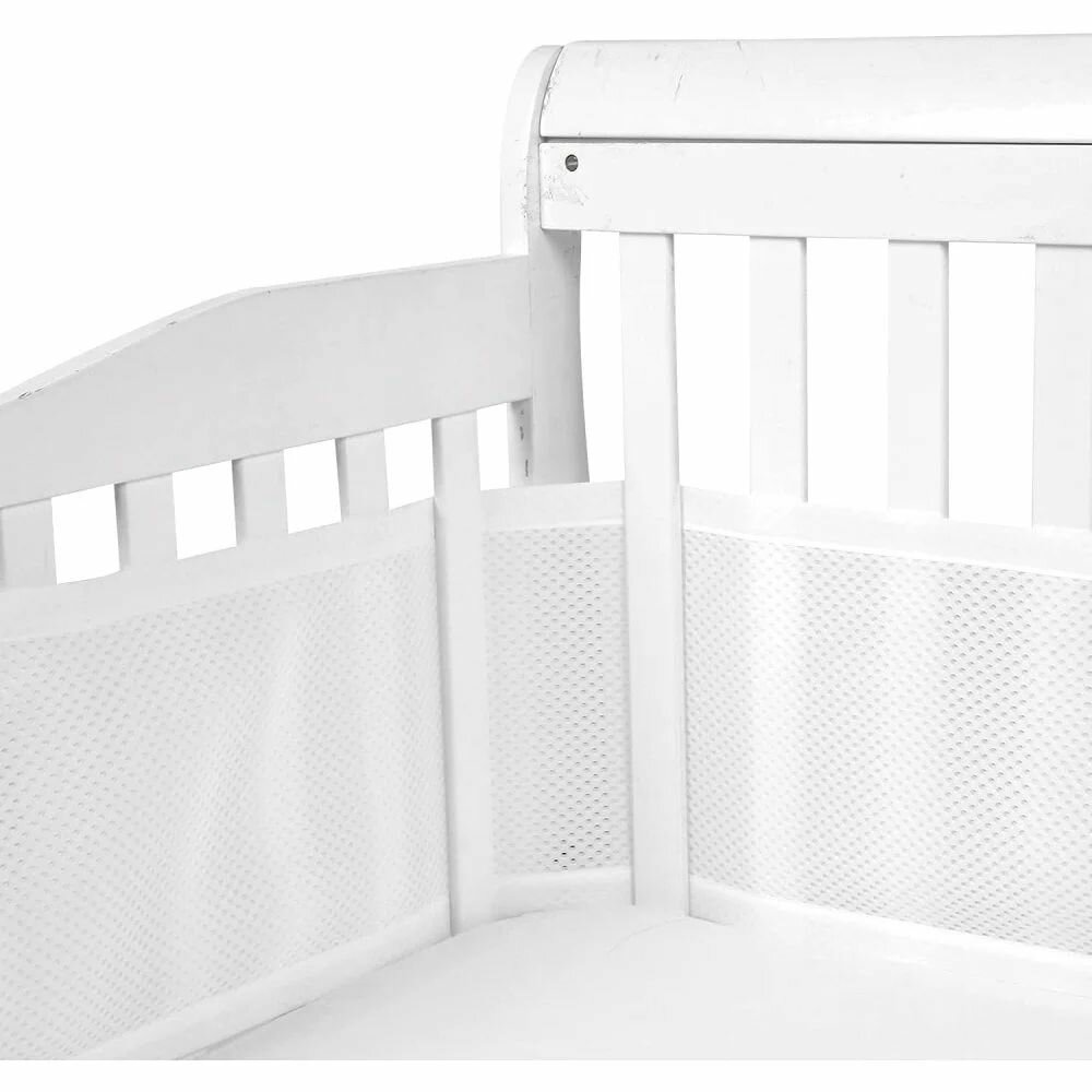 Бампер для детской кроватки, Бампер для детской кроватки, Подкладка из 3D-сетки, препятствующая воздушному потоку,