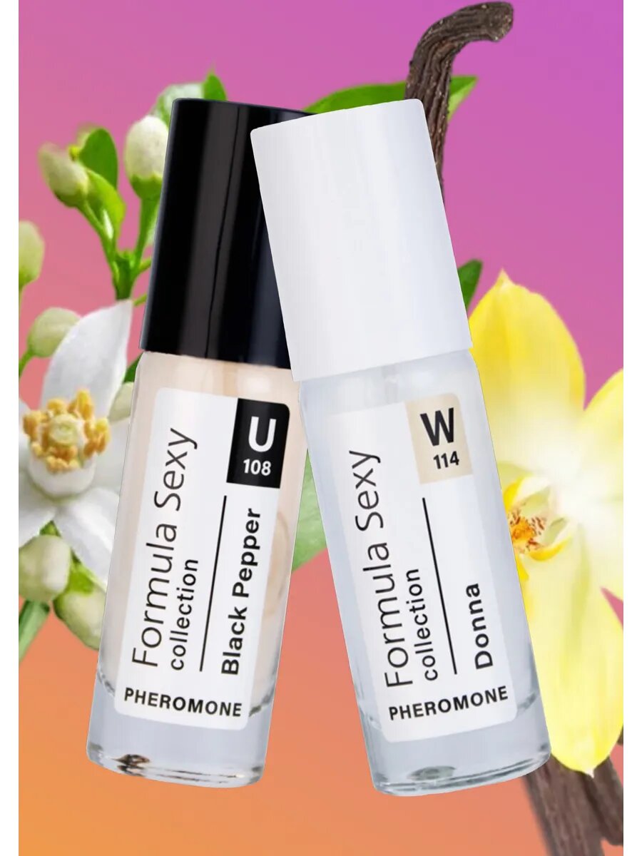 Набор Духи Formula Sexy Black Pepper + Donna, женские, 2 шт х 30 мл