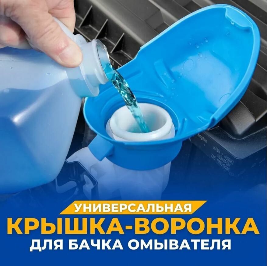 Непроливающаяся крышка (воронка) горловины бачка омывателя (омывайки) VAG