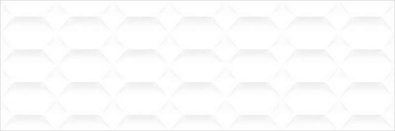 Керамическая плитка Gravita Polar White Hexa настенная 30х90 см белый