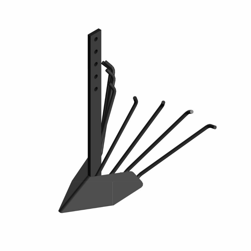 Картофелекопалка на мотоблок без сцепки, стойка 10*500 мм, ширина 420 мм 01.03.11 (КМБ 10.500)