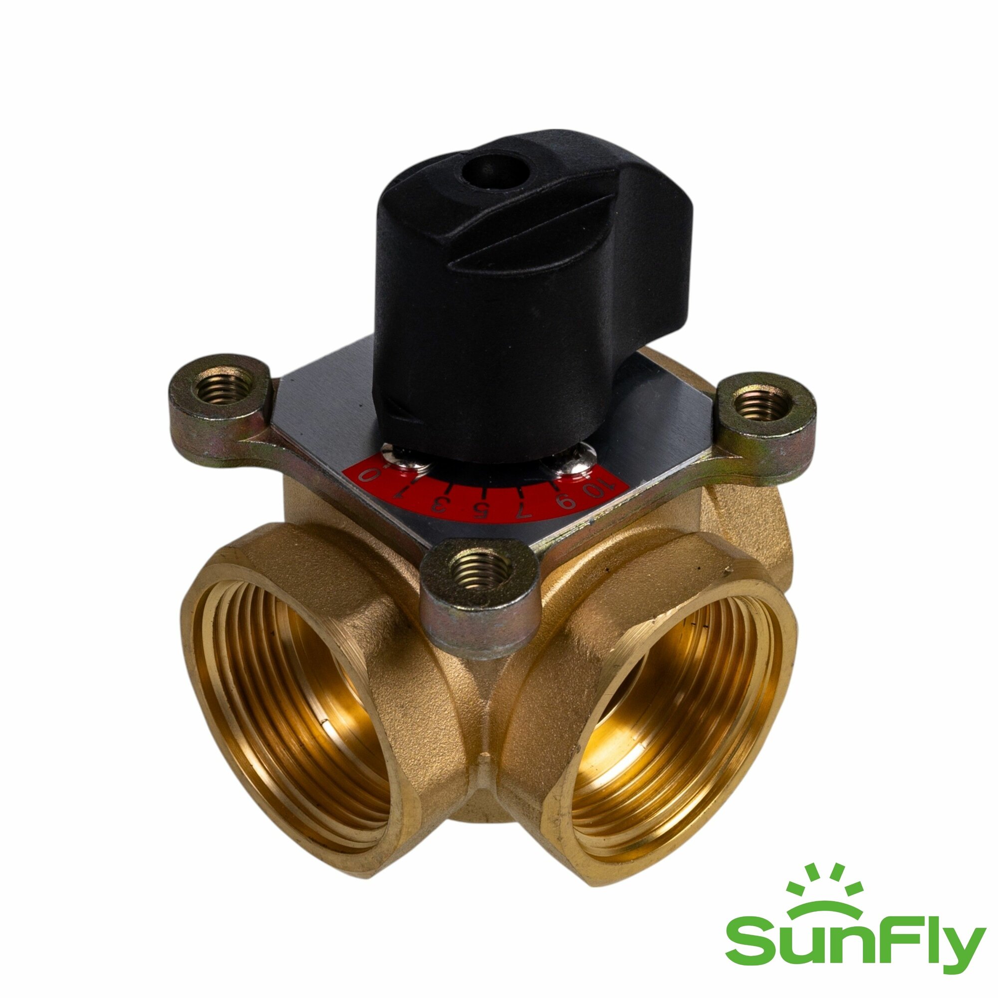 Трехходовой смесительный клапан 1 1/4" SUNFLY (10645C-114)