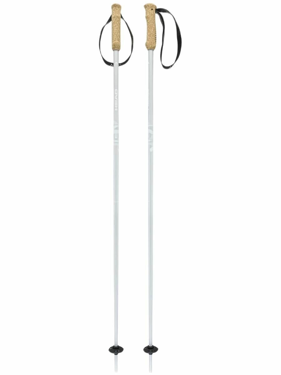 Горнолыжные палки HEAD Joy, 125см, алюминий, мягкие ручки, универсальные