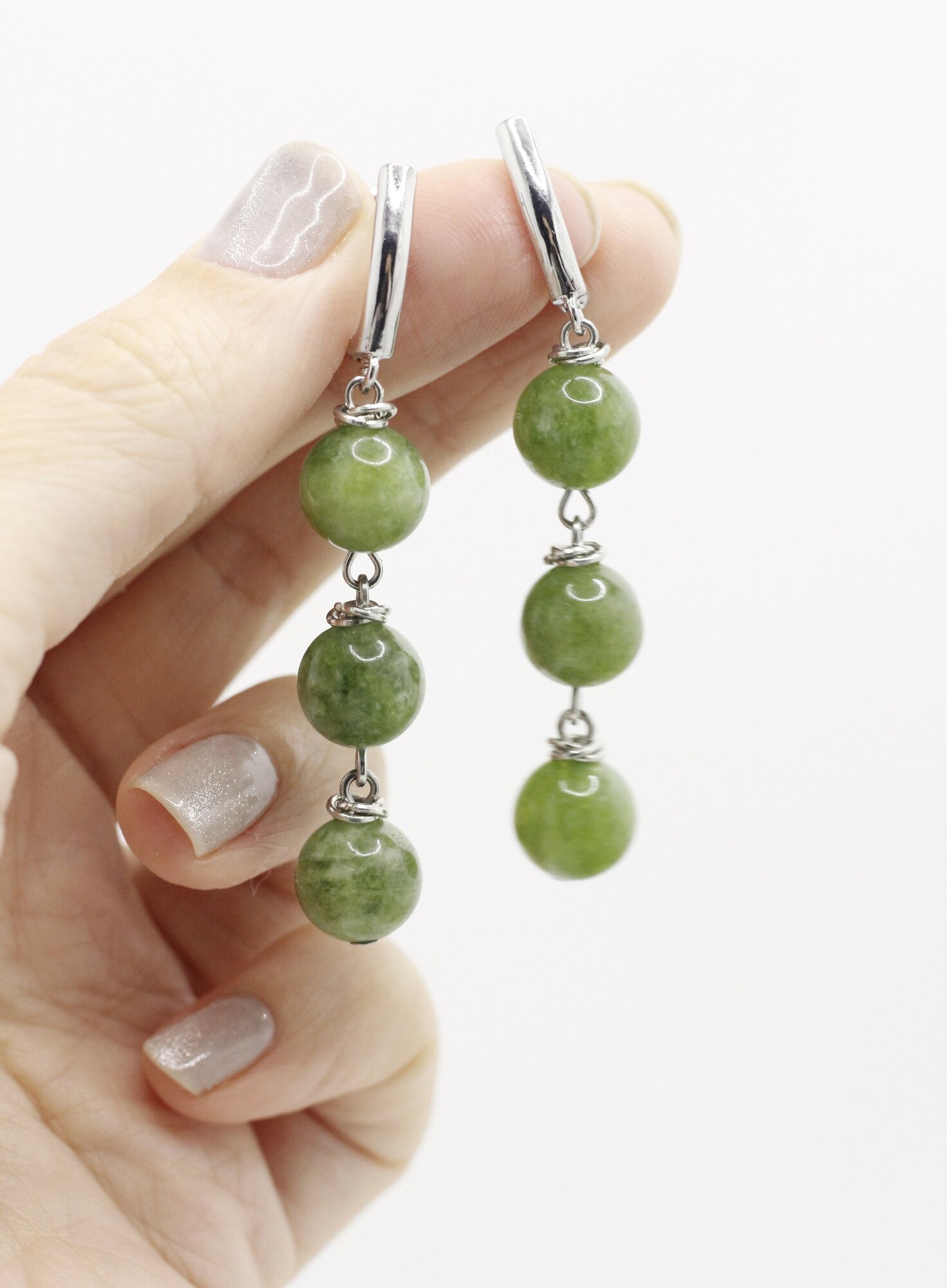 Серьги цепочки