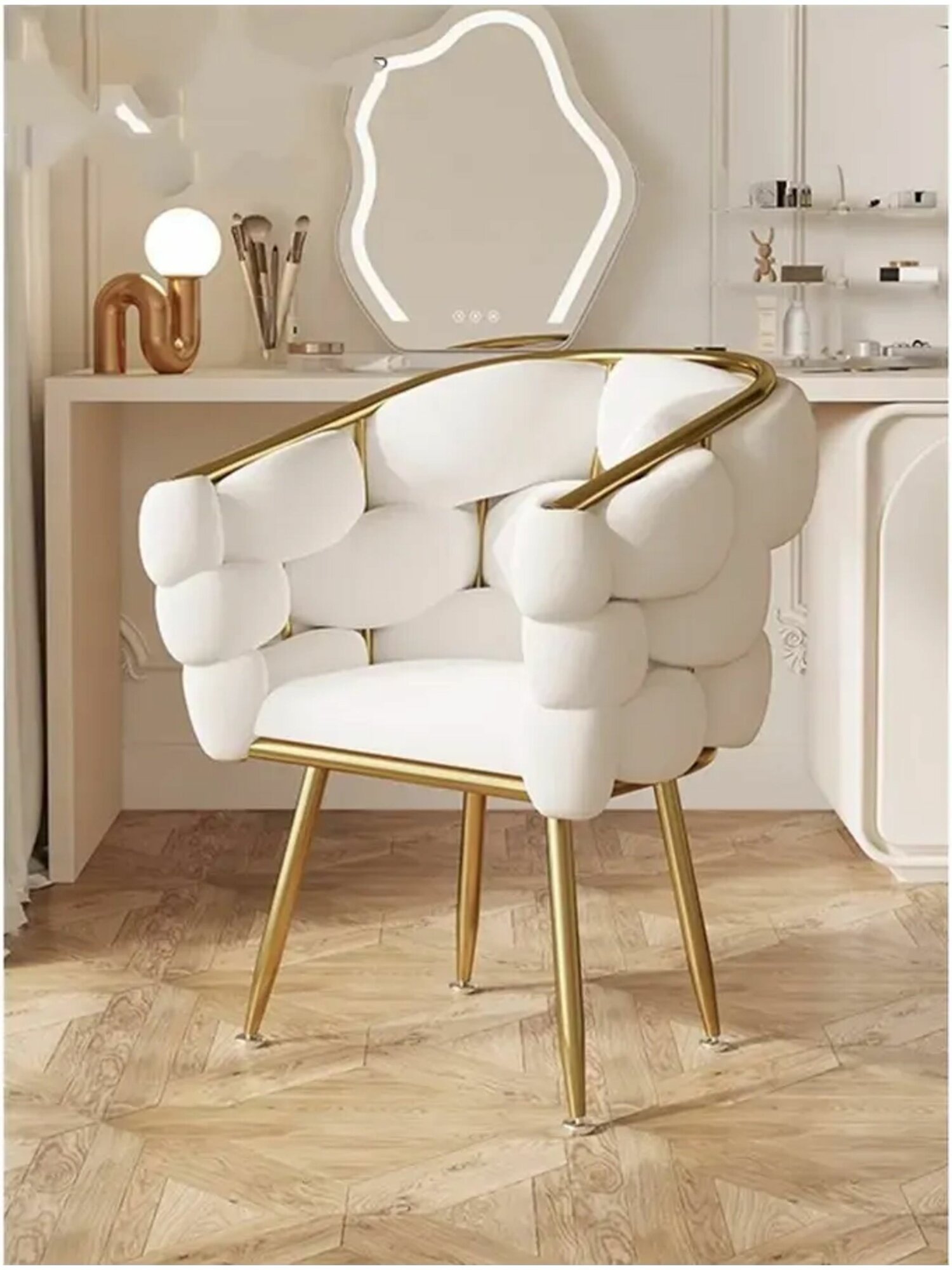 Роскошное кресло Shell для хозяина и клиента, 1 стул