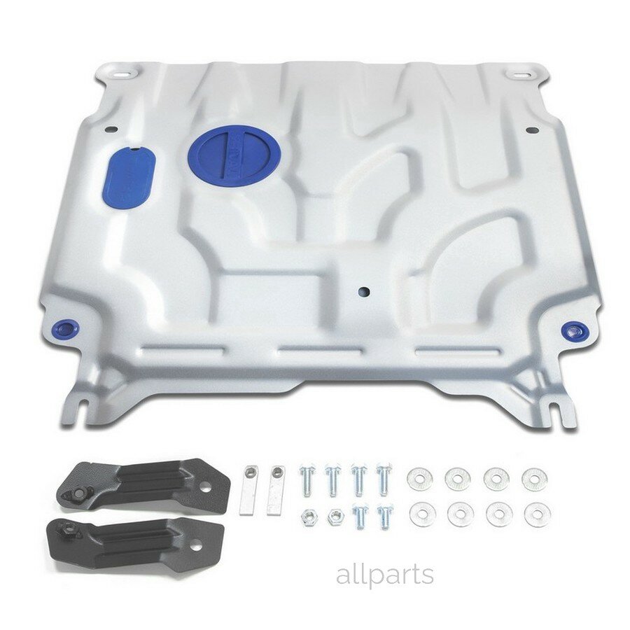 RIVAL 333.2369.1 Защита картера + КПП Алюминий Solaris 2017- RIO 2017- RIO X 2017-