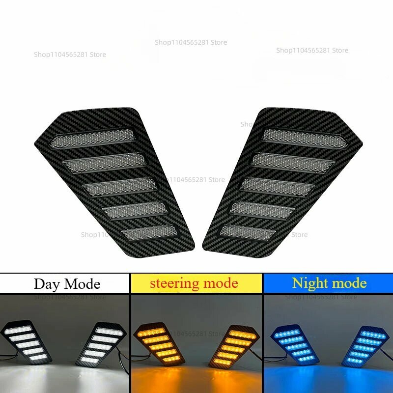 Аксессуары для Trumpchi GAC Empow 2022-2024, запасные передние противотуманные фары автомобиля, светодиодные фары, дневные ходовые огни, декоративная защита C Left Right 2pcs