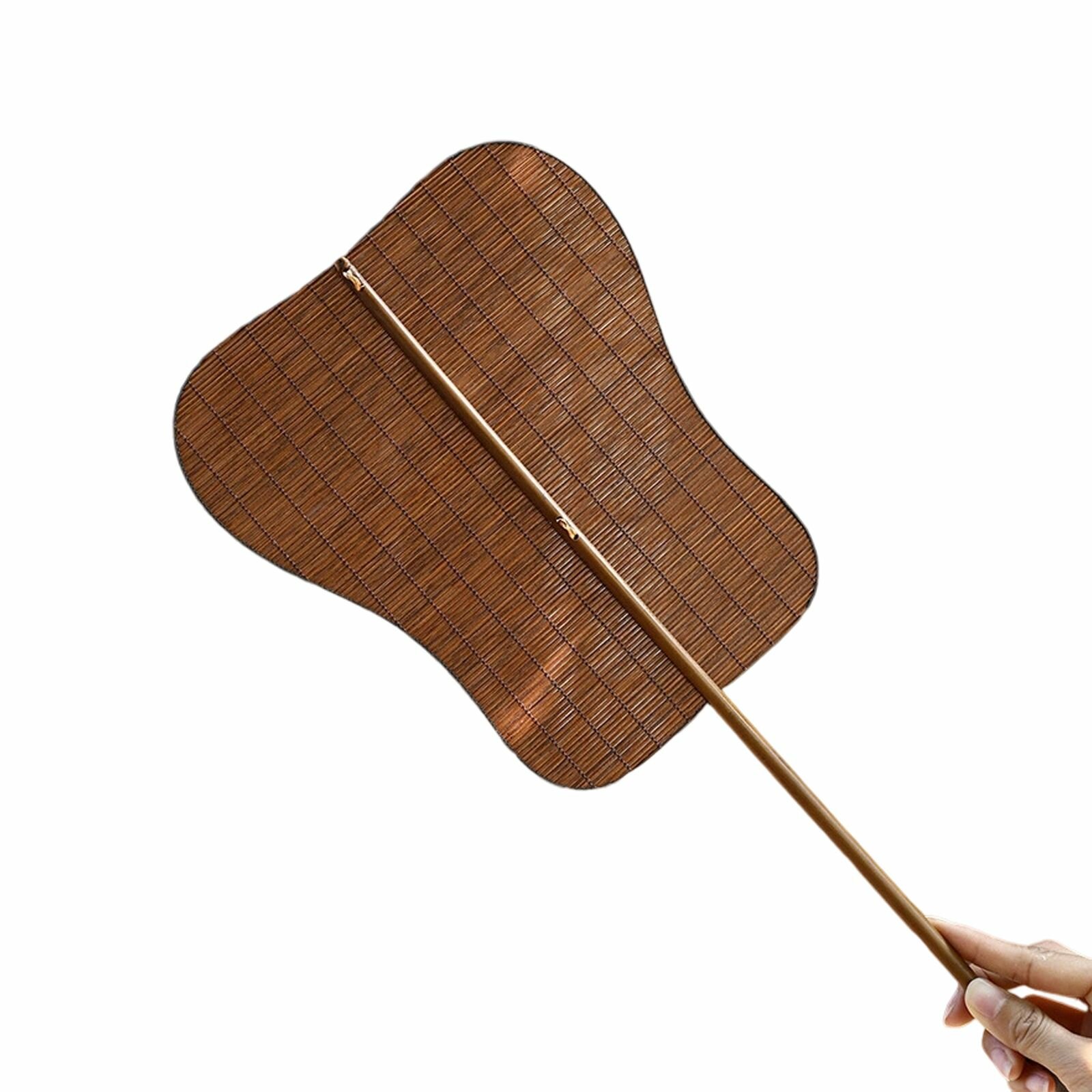 Ручной веер из бамбука винтажный акцент для дома подарок