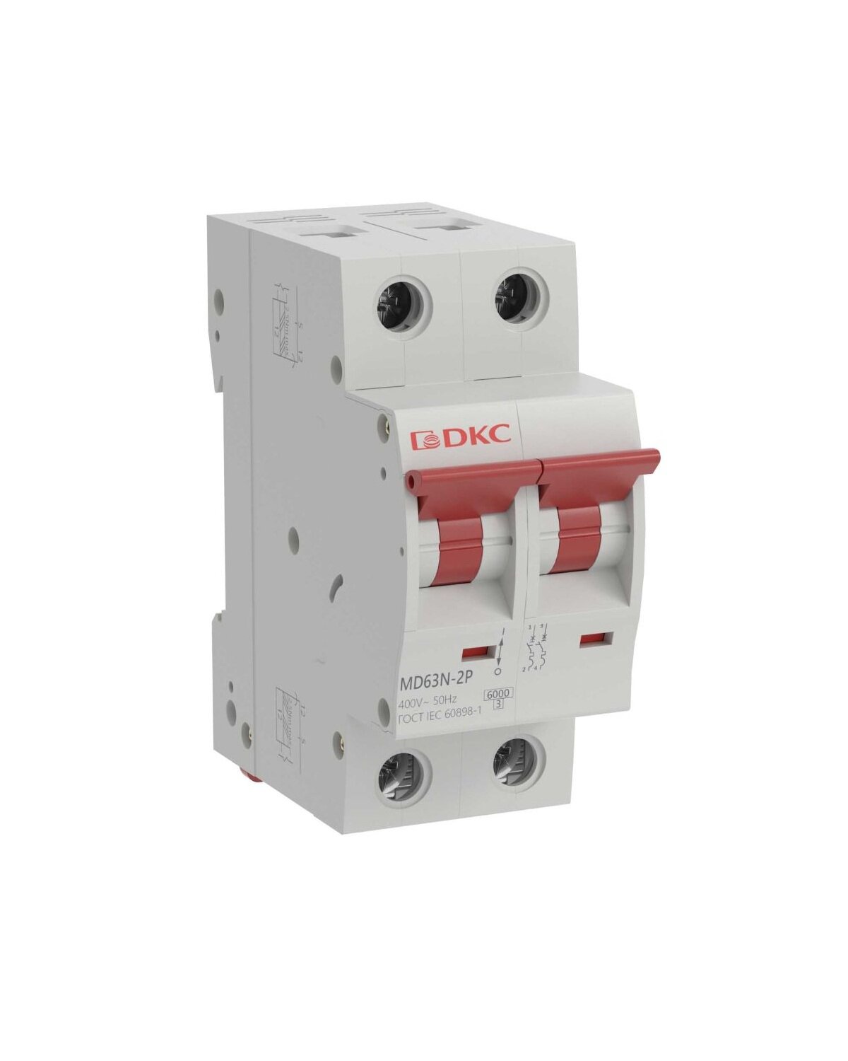 Автоматический выключатель модульный DKC MD63N-2PB32 2P 32A B 6kA, "YON max"