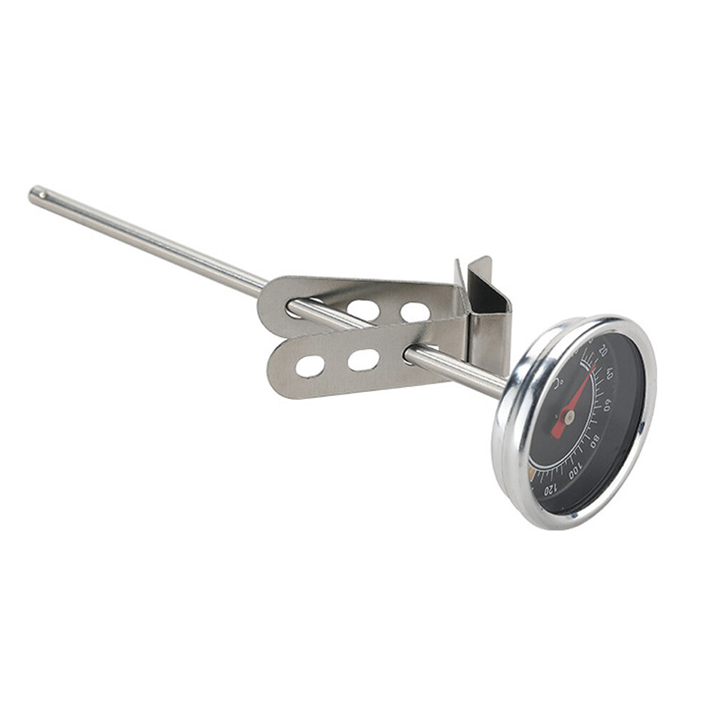 Портативный уличный механический термометр из нержавеющей стали для пивоварения, молока, воды, термометр для масла, точный термометр для выпечки, еды
