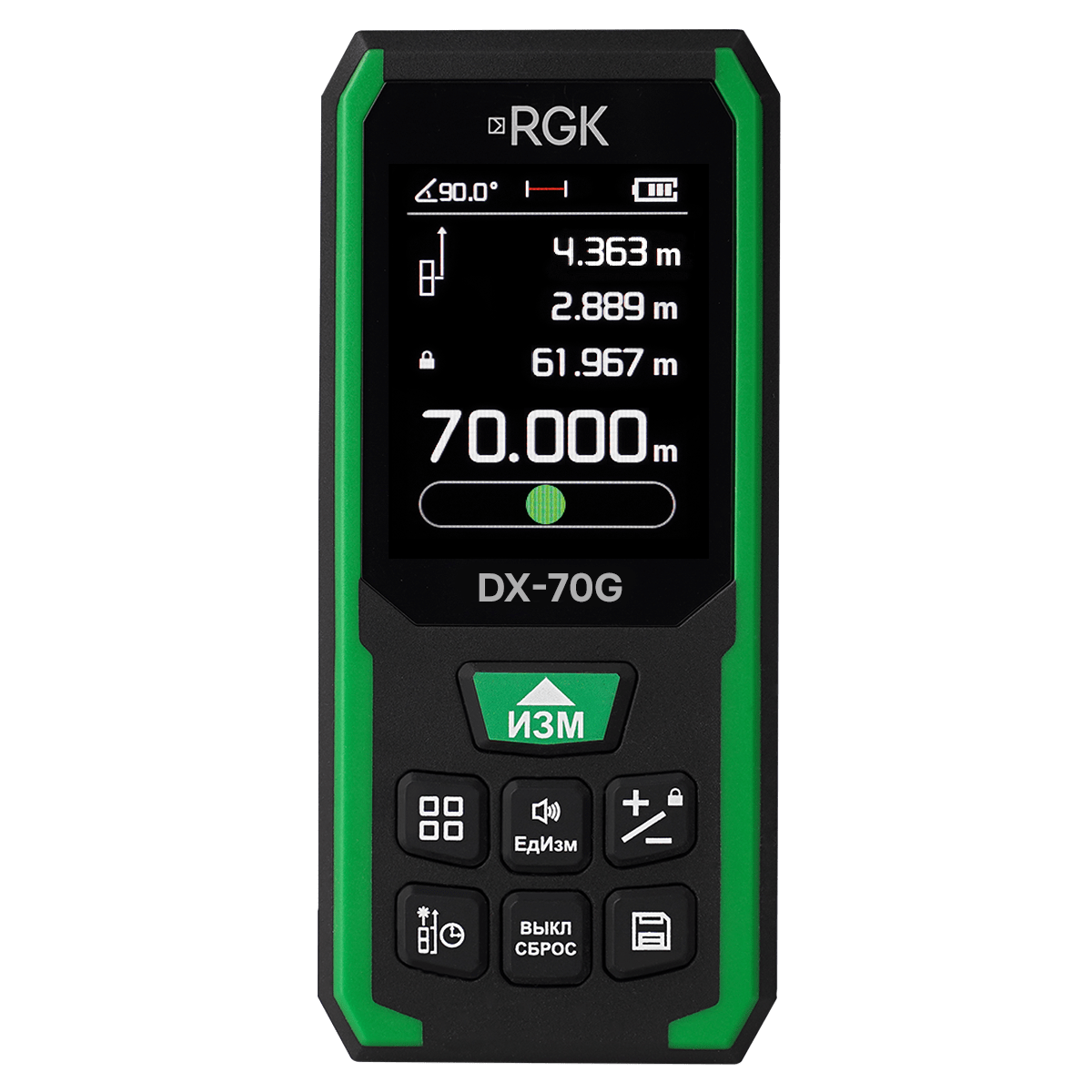 Лазерный дальномер DX-70G RGK 723405