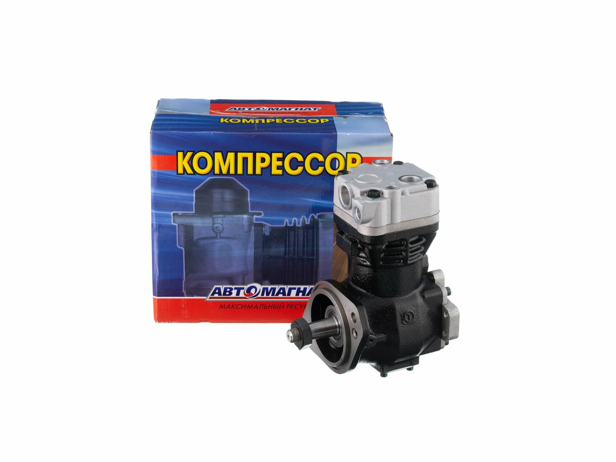 Компрессор КАМАЗ-4308, ПАЗ, кавз дв. CUMMINS ISBe (1 цил.) возд. охлаж. без шкива