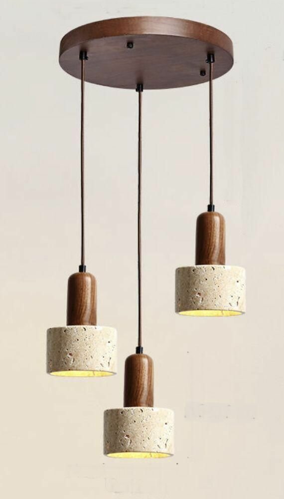 Антикварная каменная люстра в современном стиле, креативная японская прикроватная люстра в спальне, барная люстра