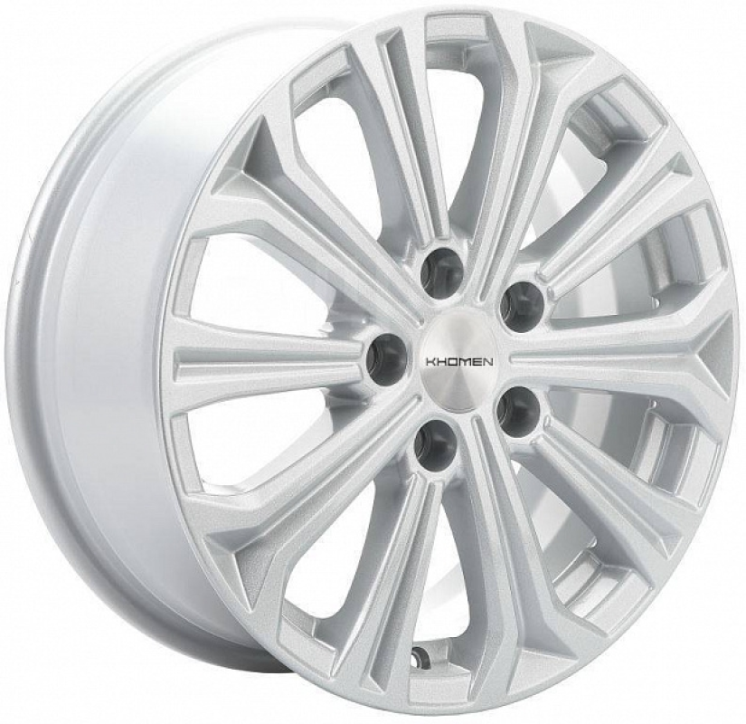 Диск колесный Khomen Wheels KHW1610 (Focus) 6,5x16 5x108 Dia63.3 ET50 цвет F-Silver