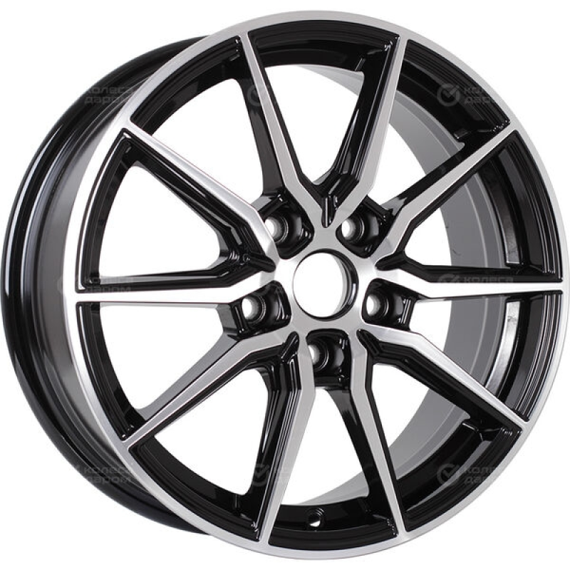 Диск колесный NZ R-03 6,5x16 5x114,3 Dia67.1 ET38 цвет BKF (черный)