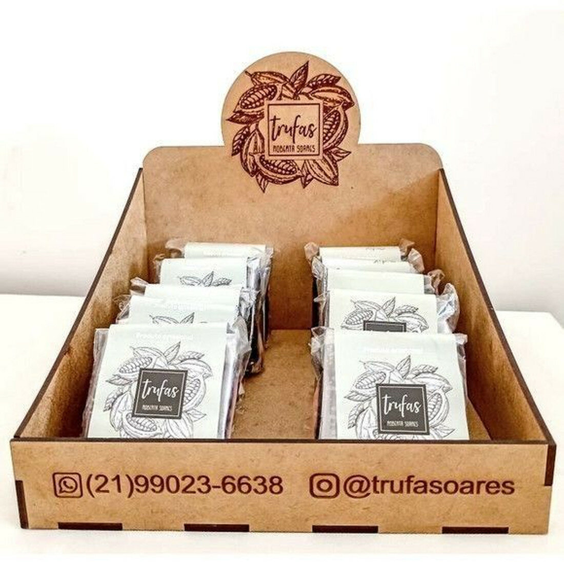 Стенд торговый 23х23х23, витрина, для ярмарки, органайзер. ящик, стеллаж для кофейни, кафе, ресторана, пекарни