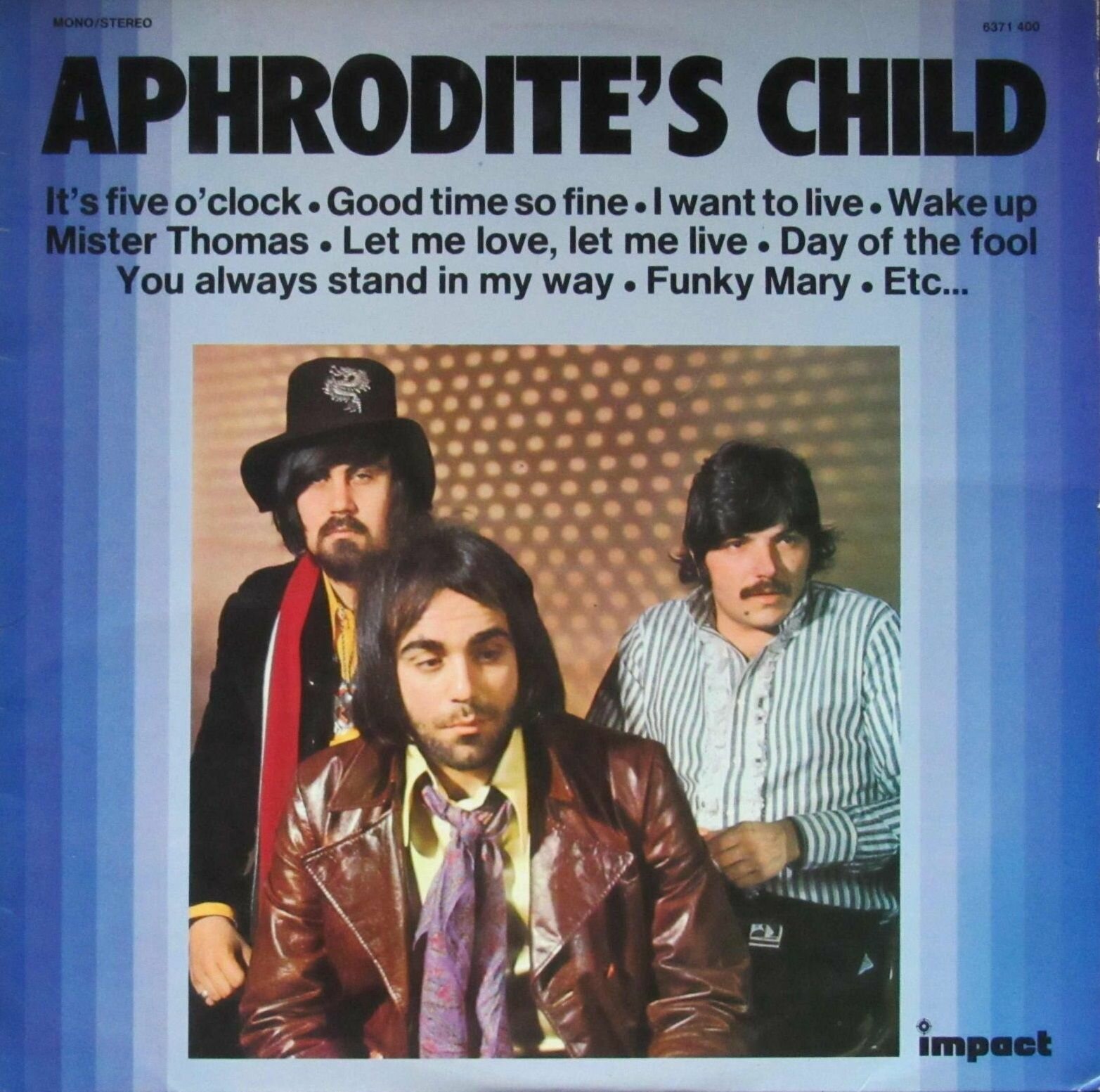Aphrodite's Child. Aphrodite's Child (France, Impact, 6886 650, 1969, винил) LP
