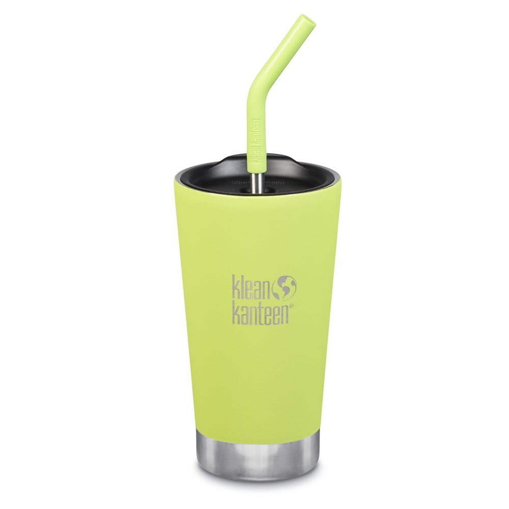 Decathlon Термокружка Klean Kanteen Tumbler Vacuum Insulated 473 мл, из нержавеющей стали, желтая