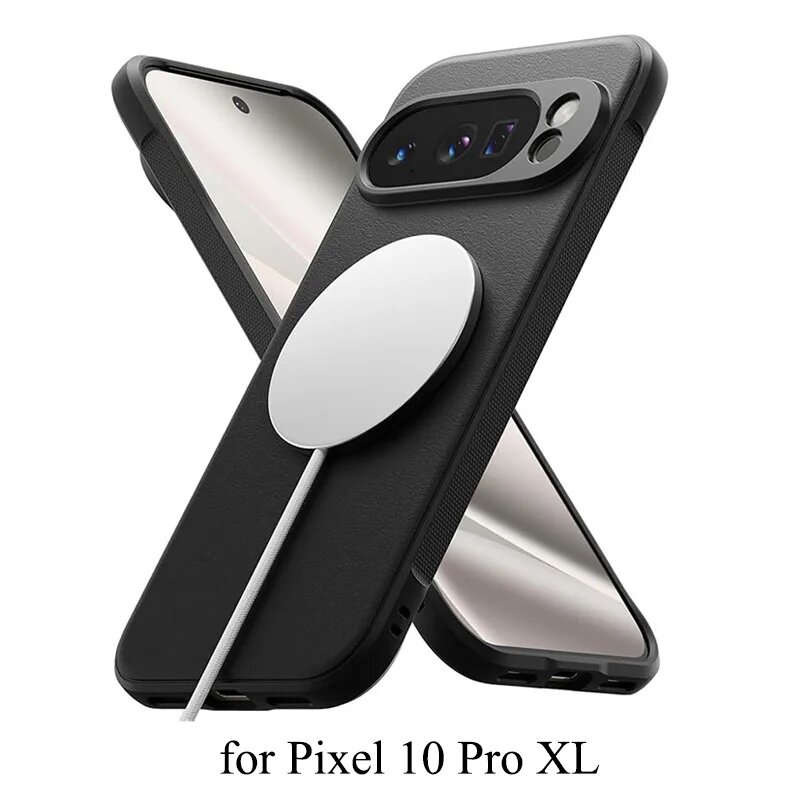 Чехол Ringke Onyx, предназначенный для Google Pixel 10 Pro XL, противоударный чехол с мягкой рамкой из ТПУ Magnetic Black